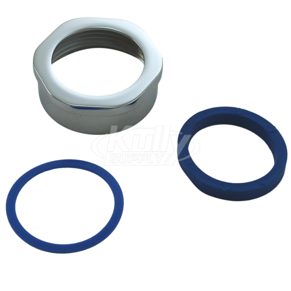 Zurn P6001-HN-CP Spud/Coupling Nut & Gaskets 1-1/4" | ZurnProducts.com