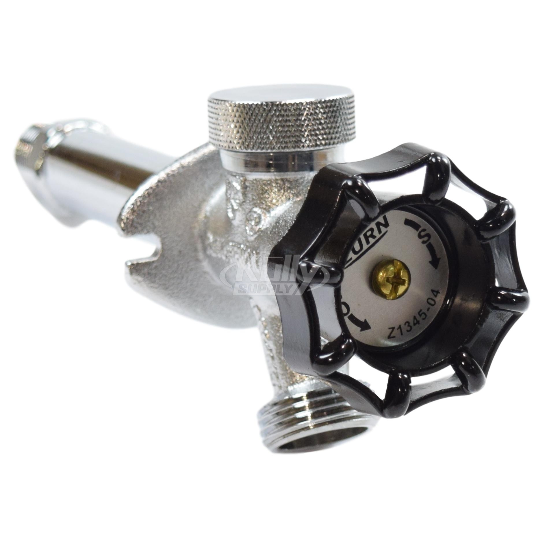 Zurn Z1345-CP3-4 Wall Faucet Hydrant (4 inch wall) | ZurnProducts.com